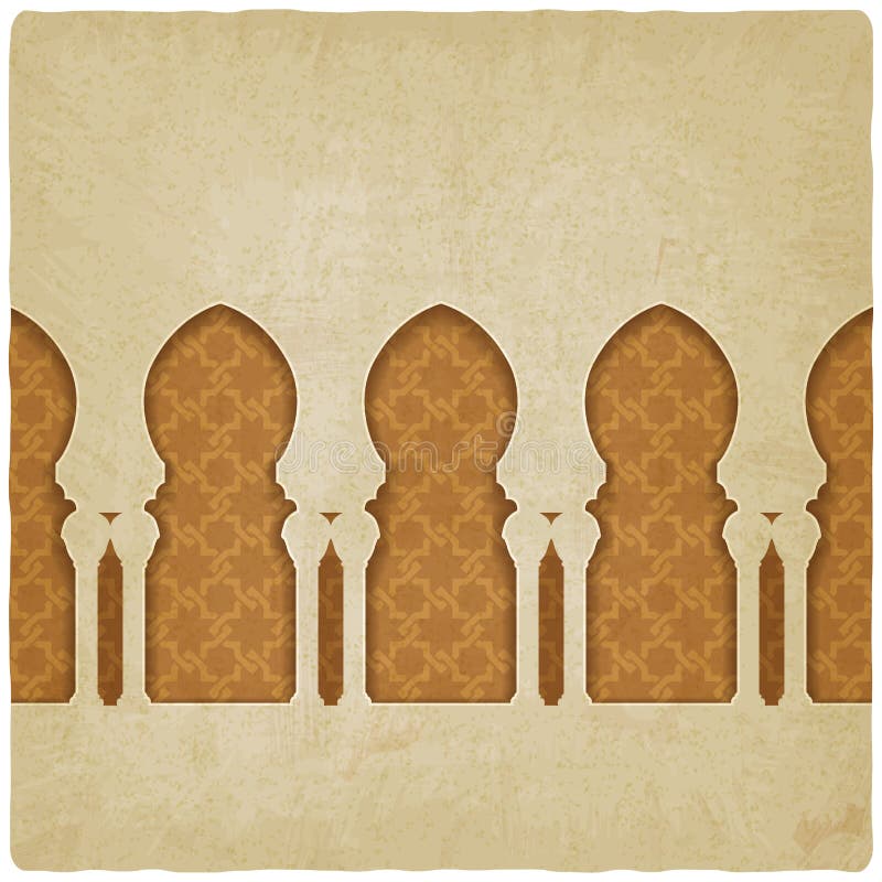 Arch with Traditional Arabic Islamic Pattern Stock Vector ...
