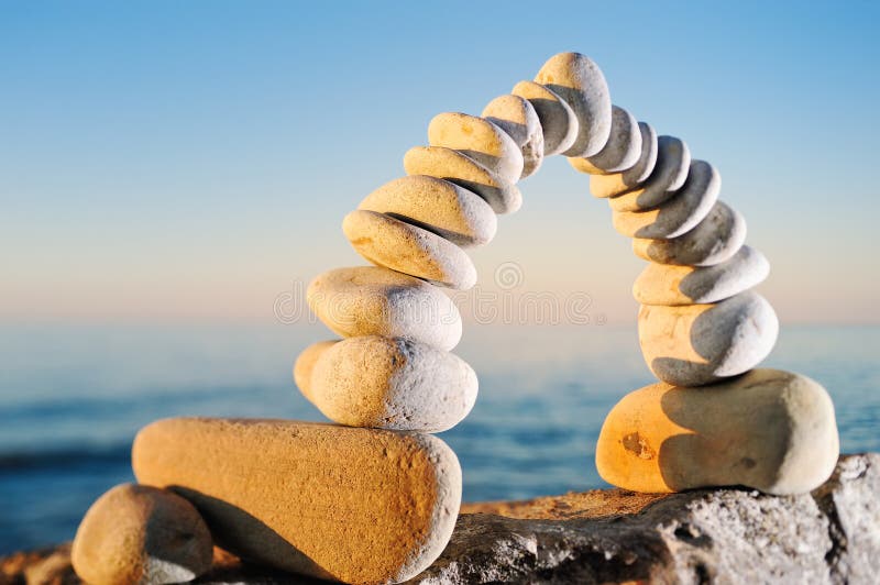 Balance bridge stock image. Image of rock, perfect, stone - 1154981