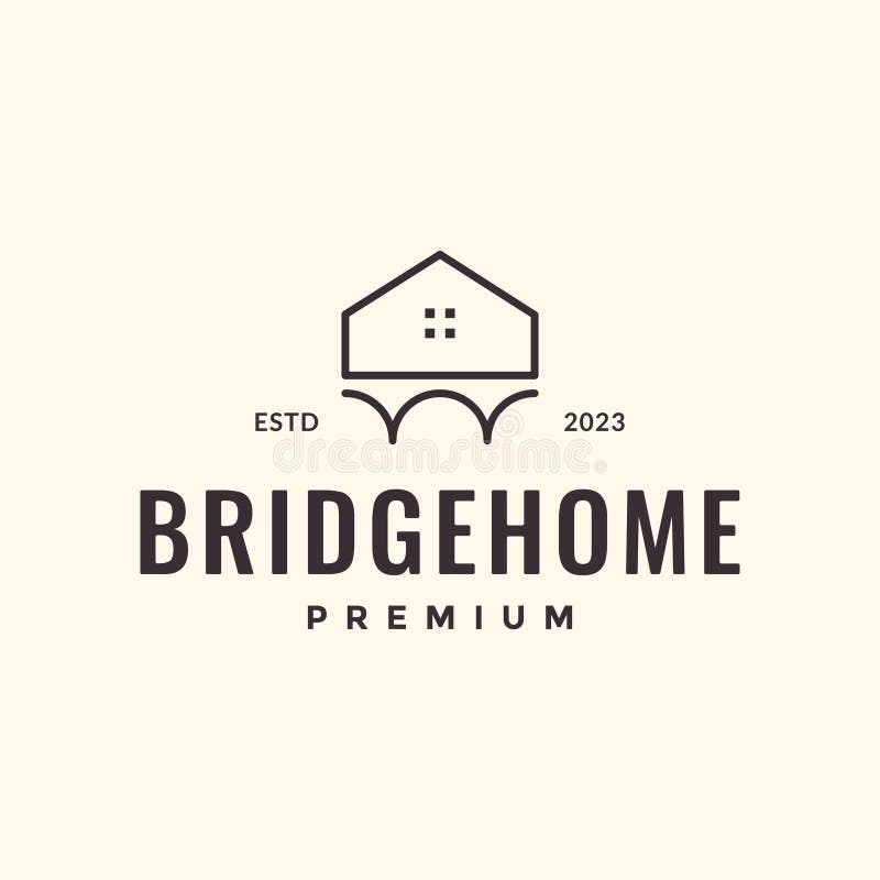 Arch Bridge with House Line Construction Minimal Architecture Simple ...