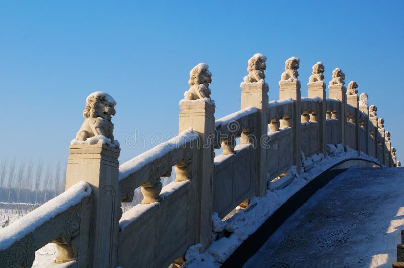 Arch bridge railings stock image. Image of chinese, bridge - 35149679