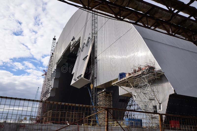 The Arch (Chernobyl New Safe Confinement) Stock Photo - Image of ...