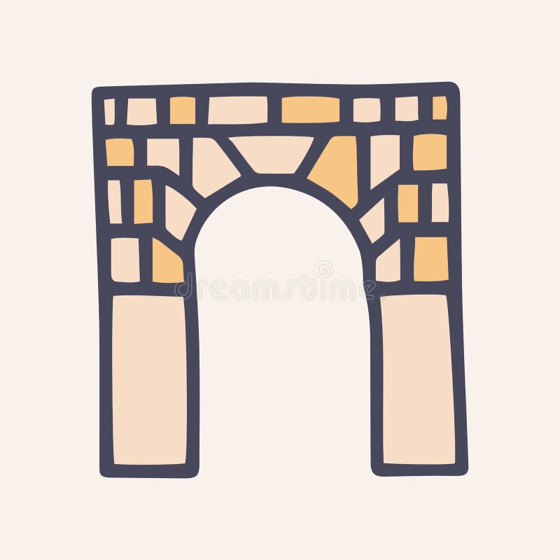 Keystone Gothic Arch Stock Illustrations – 31 Keystone Gothic Arch ...