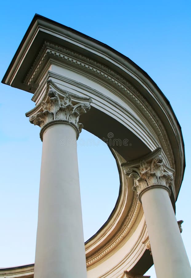 Arch with columns stock photo. Image of construction, beauty - 4445284