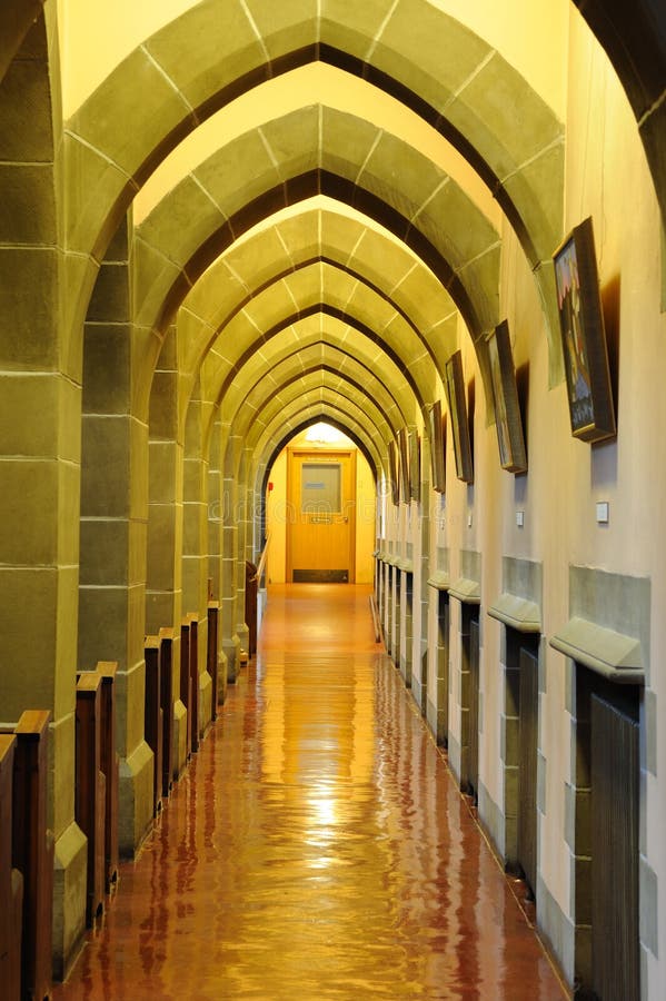 Arch and corridor stock photo. Image of attraction, wide - 13532186