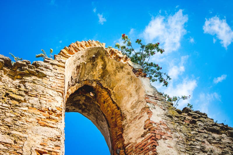 An Arch in a Dilapidated Old Building. Historic Places of Europe_ Stock ...