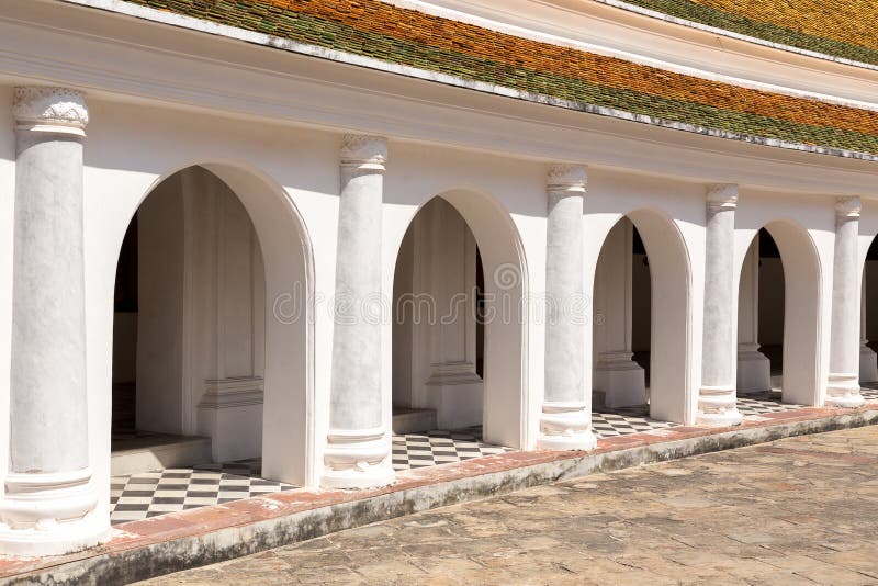 Arch doors of temple stock image. Image of background - 47500377