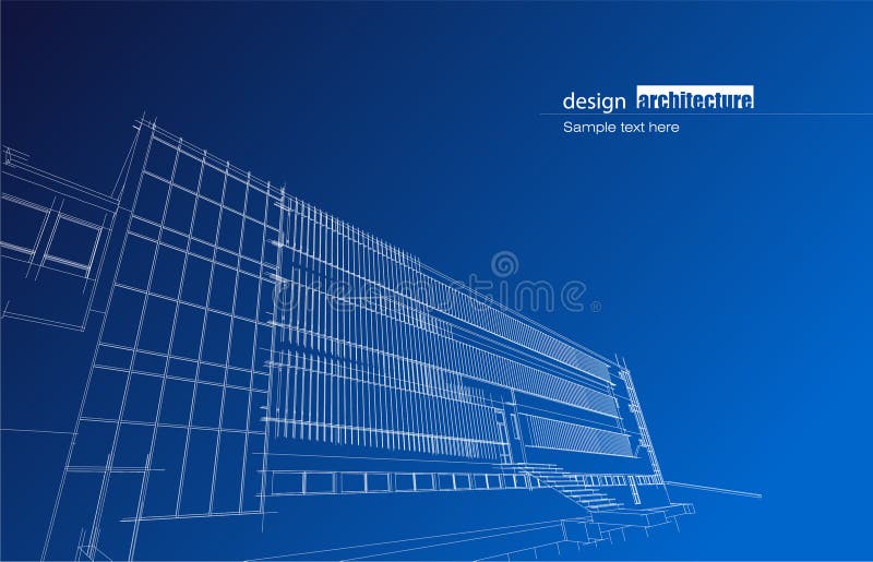 Architecture Design of Residence and Public Buildings. Side and Layout ...