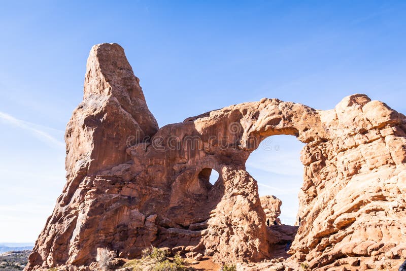 Arch Formations in the US Arches National Park in Utah Stock Photo ...