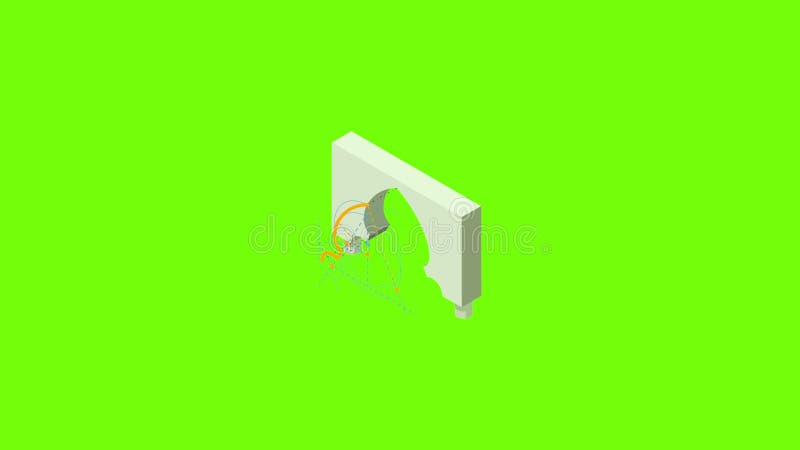 Arch with green screen stock footage. Video of screen - 104055918