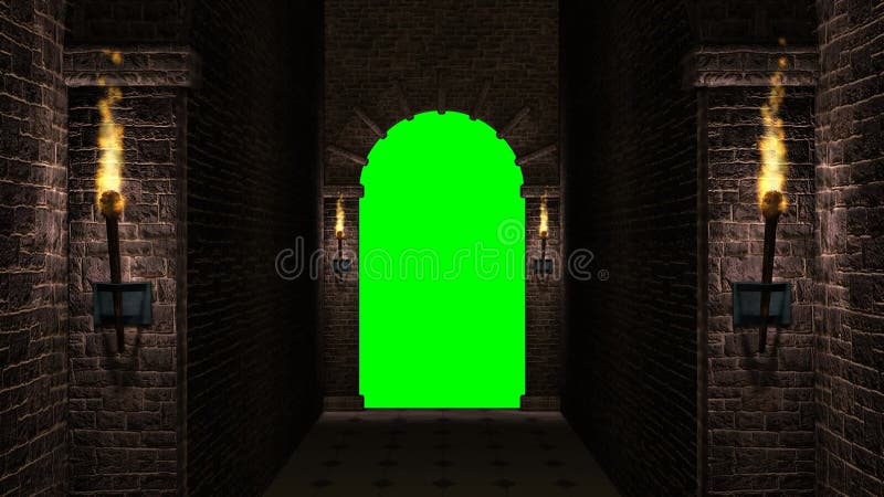 Arch with green screen stock footage. Video of screen - 104055918
