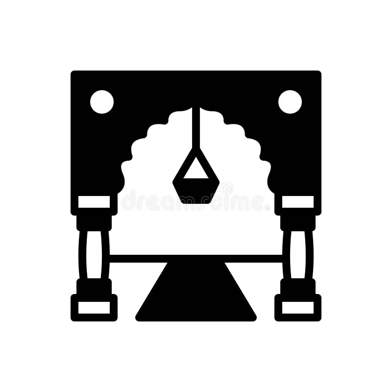 Mix Icon for Arch, Gate and Castle Stock Illustration - Illustration of ...