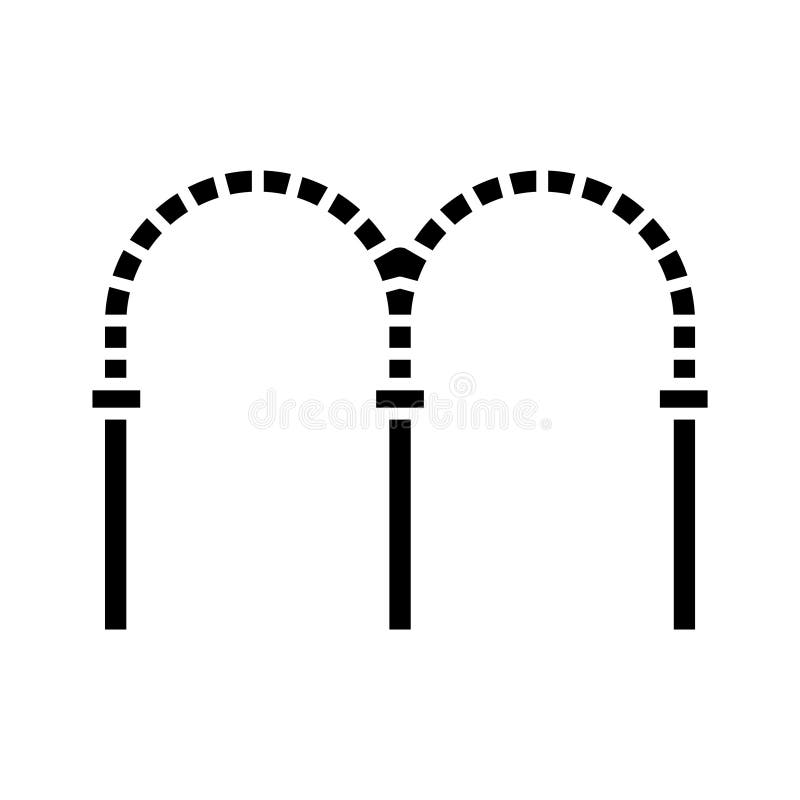 Arch Icon Vector Sign and Symbol Isolated on White Background, Arch ...