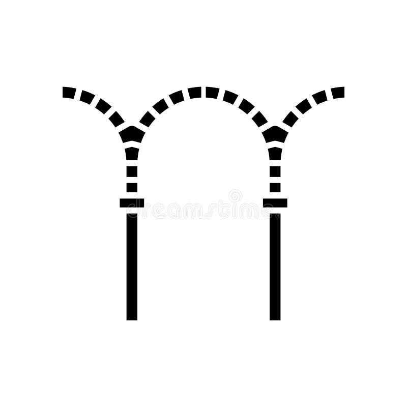 Arch Icon, Vector Illustration Stock Vector - Illustration of arches ...
