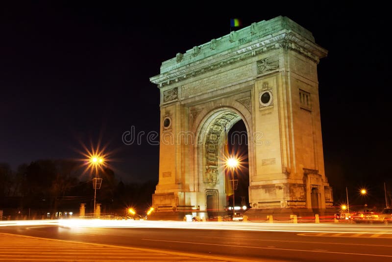 Arch lights stock photo. Image of monument, atraction - 1807788