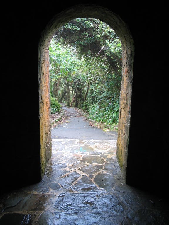 Arch and Path stock photo. Image of historic, arch, puerto - 305074