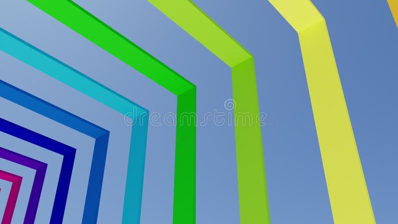 Arch Pathway on Light Blue Background Stock Footage - Video of loop ...