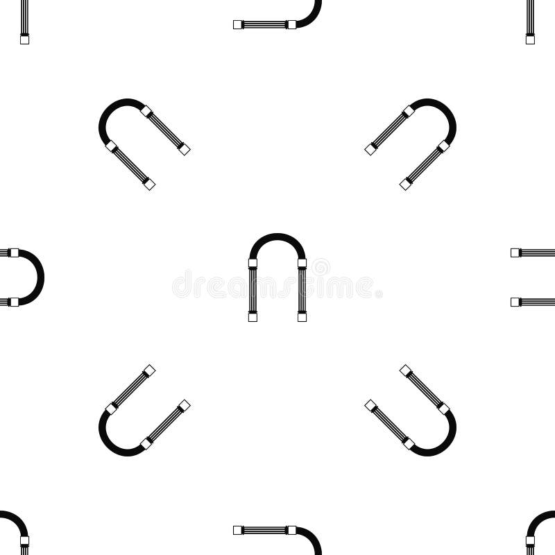 Arch Pattern Seamless Black Stock Vector - Illustration of element ...