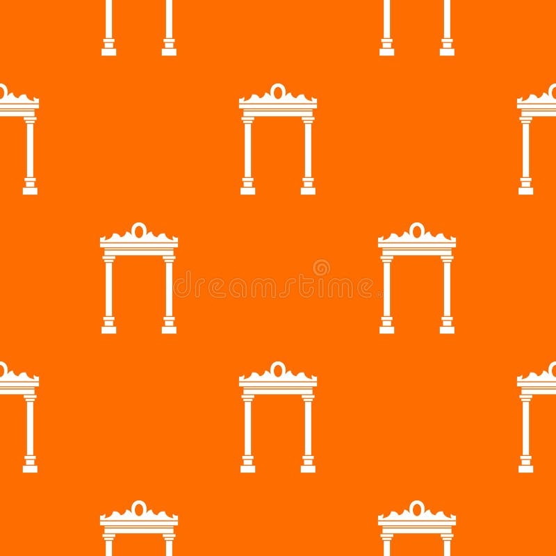 Arch pattern seamless stock vector. Illustration of element - 97945488