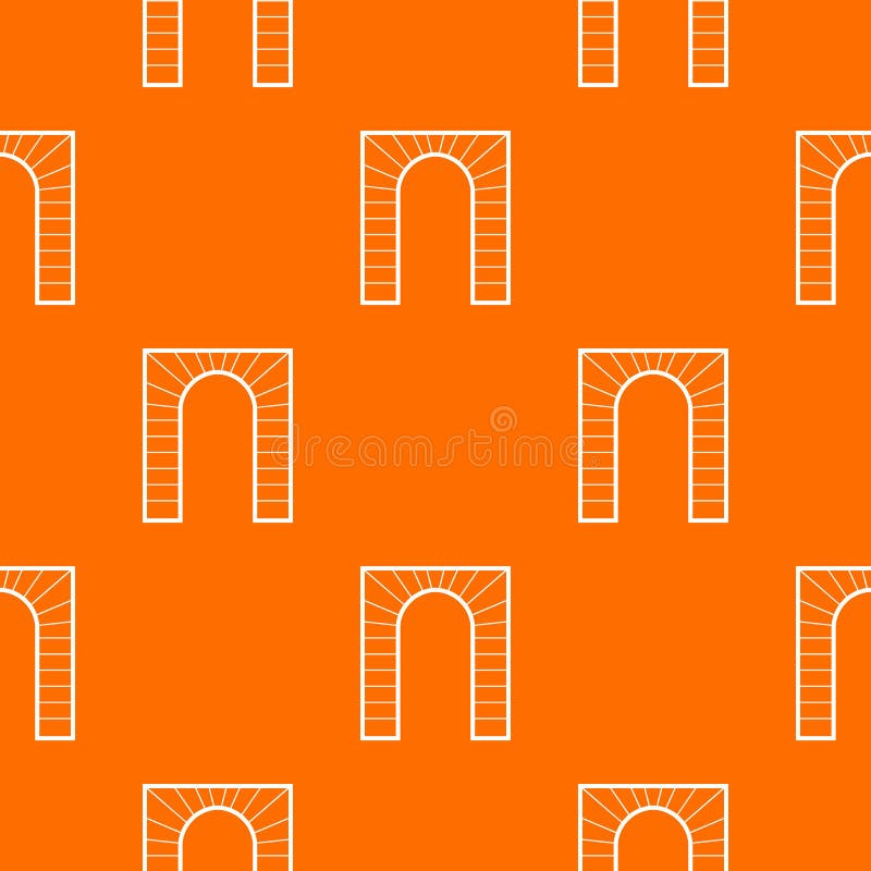 Arch pattern seamless stock vector. Illustration of element - 97945947