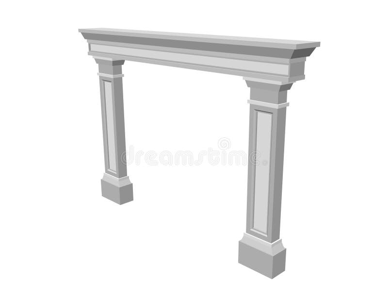 Stone Pilaster Stock Illustrations – 103 Stone Pilaster Stock ...