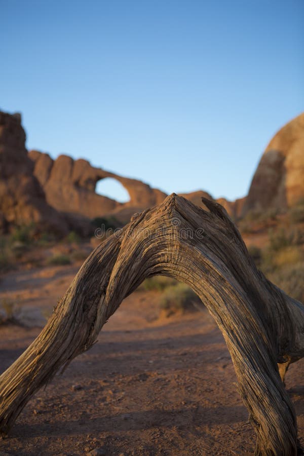 Arch Rock Formation Arches National Park Moab Stock Image - Image of ...