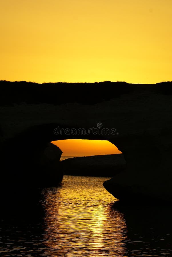 Arch between the rocks stock image. Image of arch, geology - 15118193