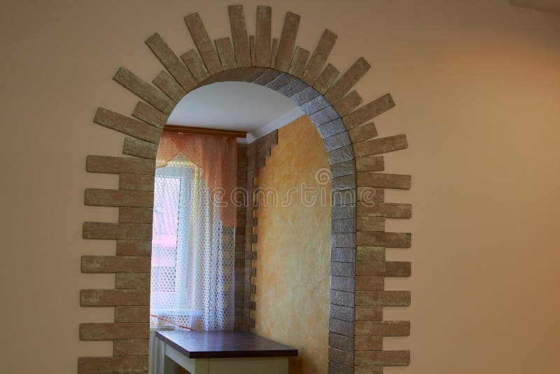 Arch in the Room,tiled Archway, Stylish Modern Archway Design between ...