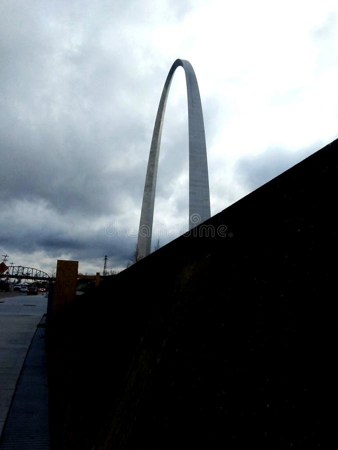 The arch stock photo. Image of side, arch, view, cloudy - 99462898