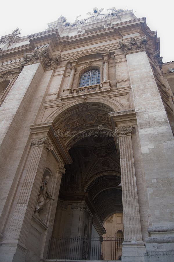 Arch in St. Peter S Basilica Stock Photo - Image of ruins, europe: 20508262