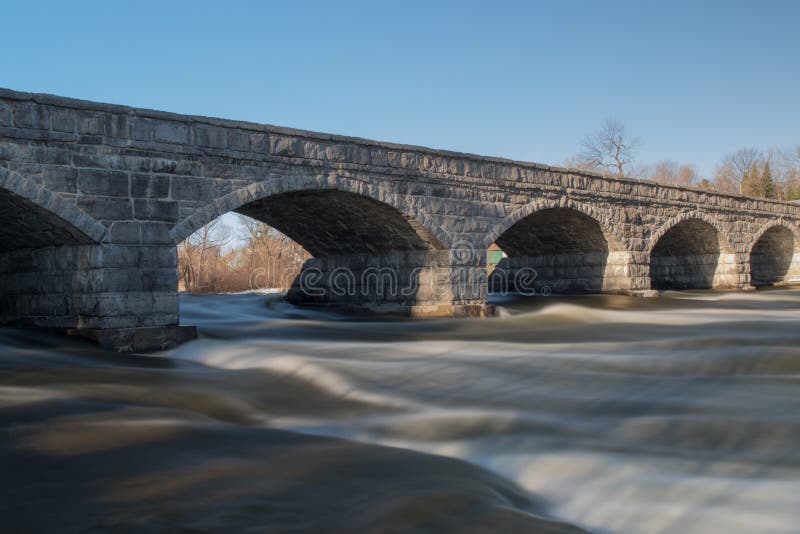 5 Arch Stone Bridge stock photo. Image of water, river - 88229038