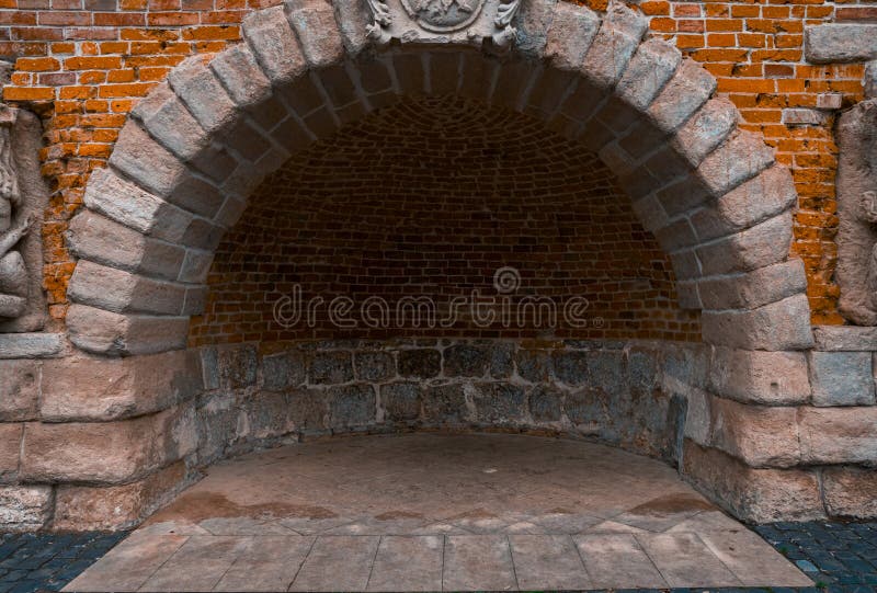 Arch Stone Material Medieval Old Architecture Building Niche Object ...