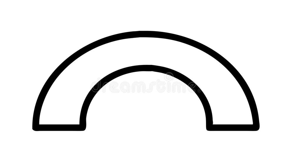 Arch Structure Icon Vector Illustration, Architecture Design Building ...