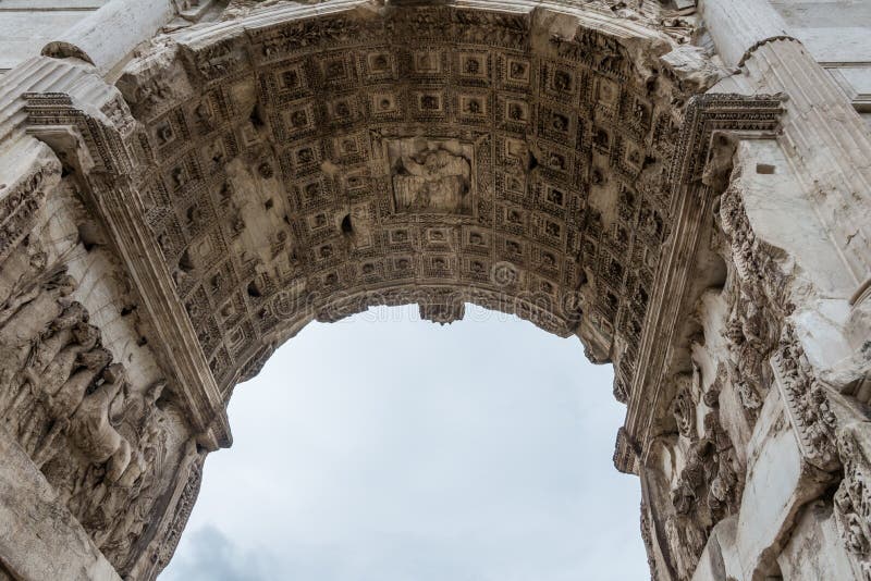 Arch of Titus stock photo. Image of titus, relief, jerusalem - 56143812