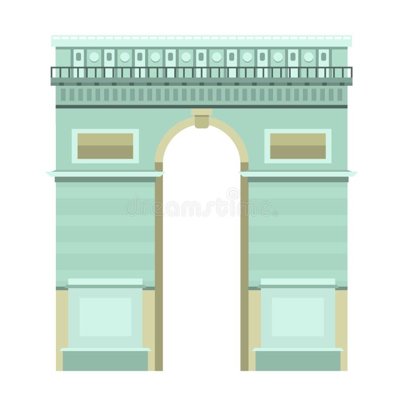 Arch Vector Construction Illustration Stock Vector - Illustration of ...