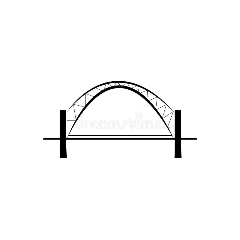 Arch Vector Logo. Arch Icon. Bridge Logo Stock Vector - Illustration of ...