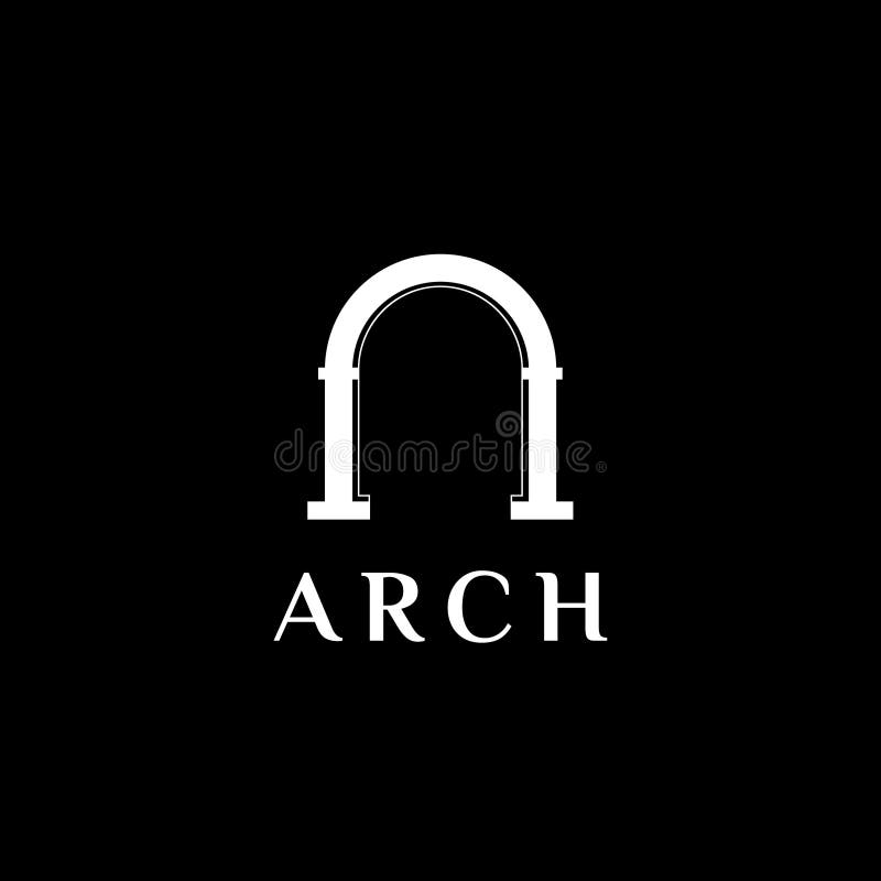 Arch Vector Logo. Arch Icon Stock Vector - Illustration of creative ...