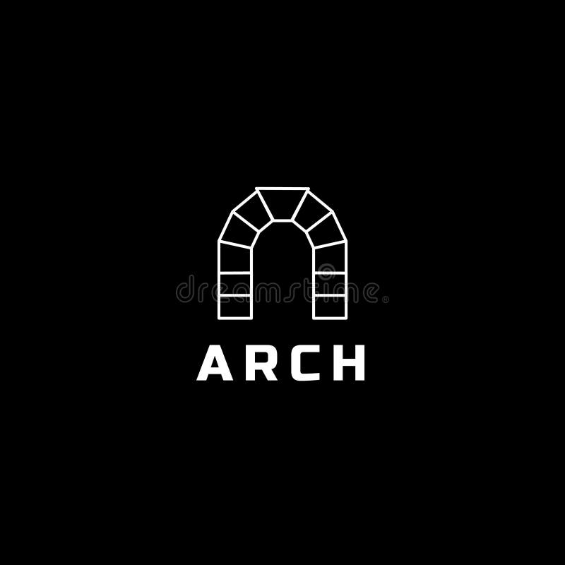 Arch Vector Logo. Arch Icon Stock Vector - Illustration of arch ...