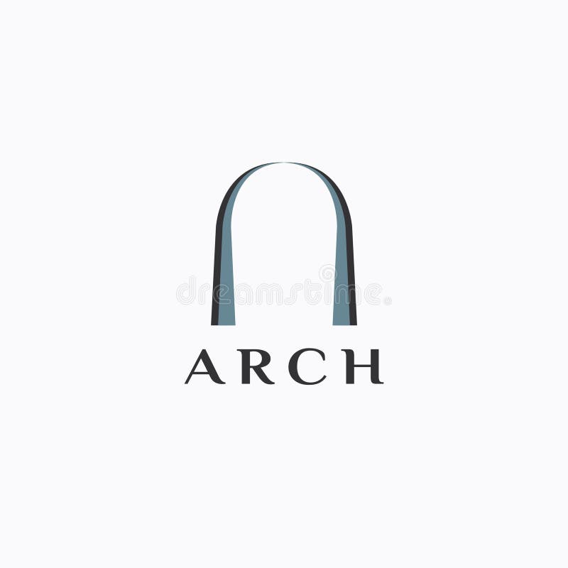 Arch Vector Logo. Arch Icon Stock Vector - Illustration of finance ...