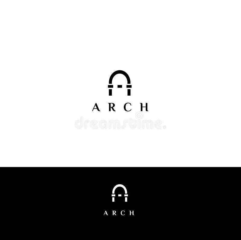Arch vector logo. stock vector. Illustration of graphic - 107799385