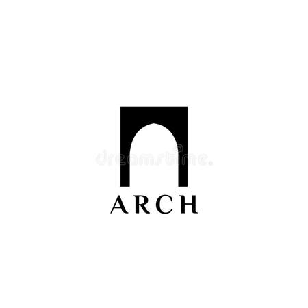 Arch Vector Logo. Arch Icon Stock Vector - Illustration of logo ...