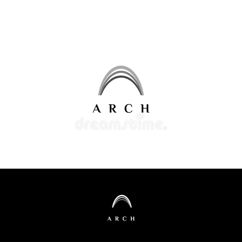 Arch vector logo. stock vector. Illustration of isolated - 107799330