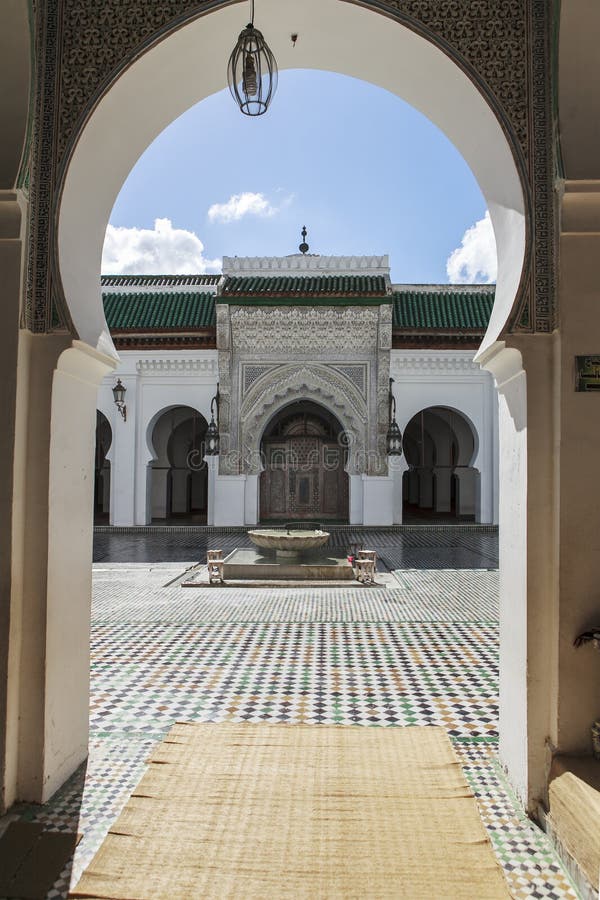 Arch and View in the Mosque Stock Photo - Image of religion, plaster ...
