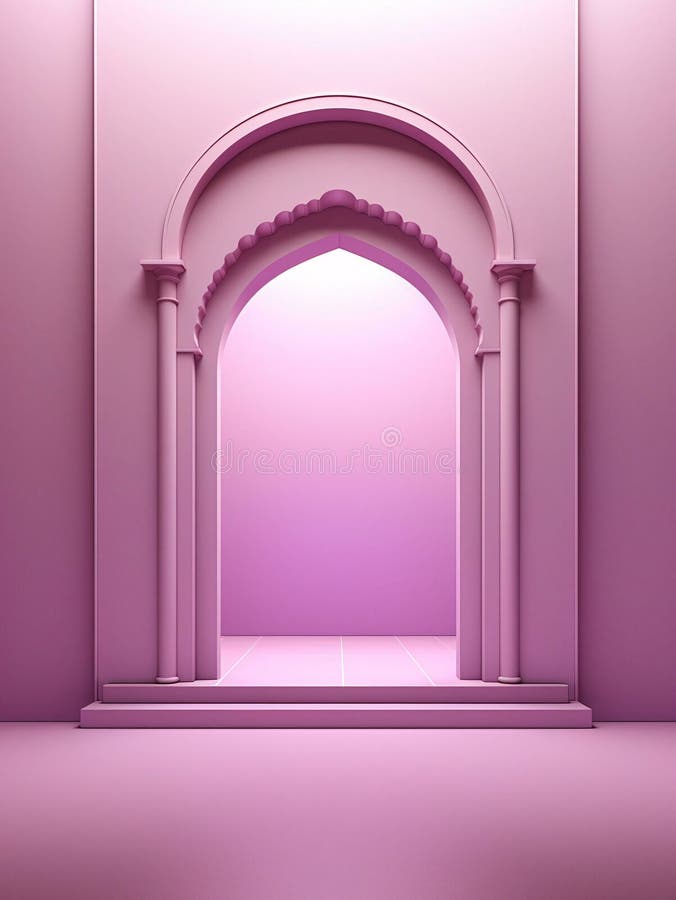 Arch in the Dark Arch in the Sky Arch in the Window Stock Illustration ...