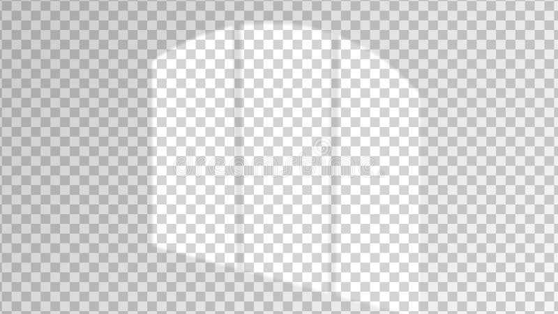 Arch Window Sunlight and Shadow Overlay for White Wall Mockups ...