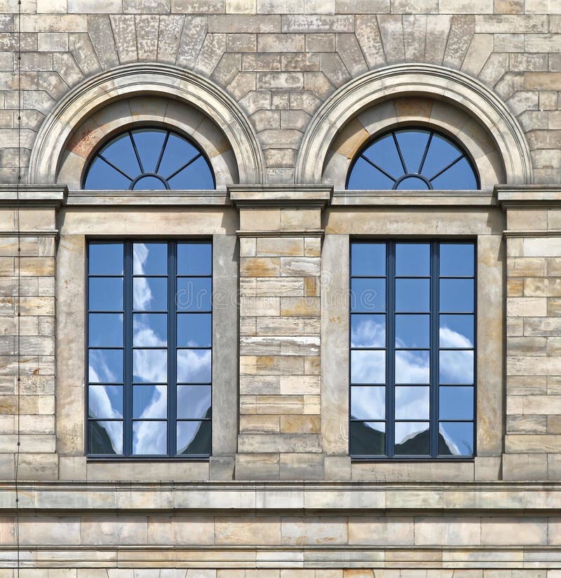 Two Arch Windows stock image. Image of europe, window - 237383647