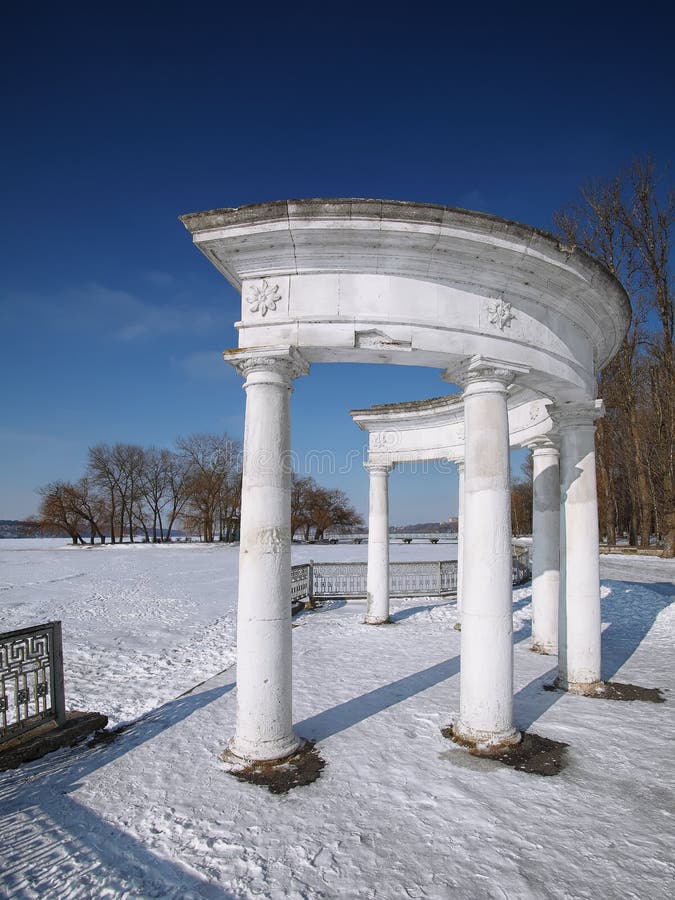 Arch in Winter Park stock photo. Image of europe, arch - 63045482