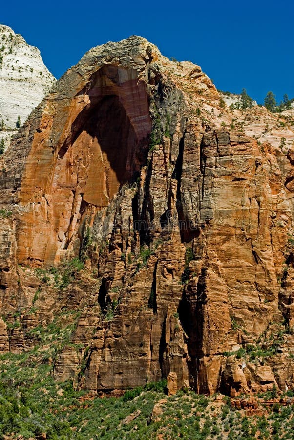 Arch at Zion National Park, Utah Stock Photo - Image of elevation ...