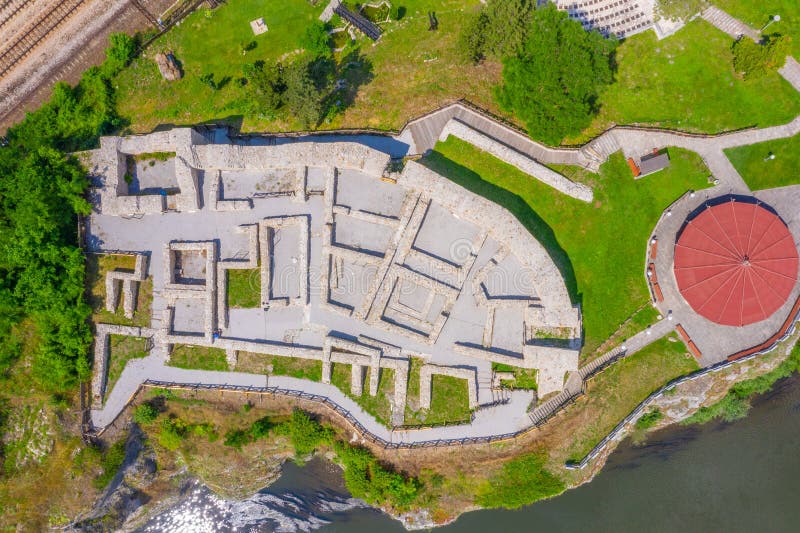 Archaeological Complex Citadel in Bulgarian Town Mezdra Stock Image ...