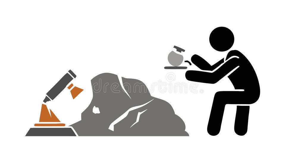 Archaeological Dig and Discovery Process, Vector Design Generative AI ...