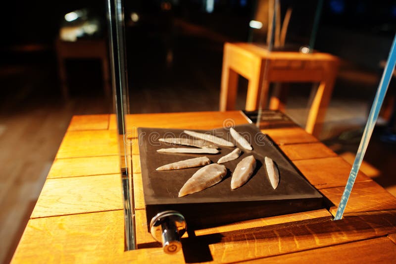 Archaeological Items Put on Display Inside Museum Editorial Photo ...